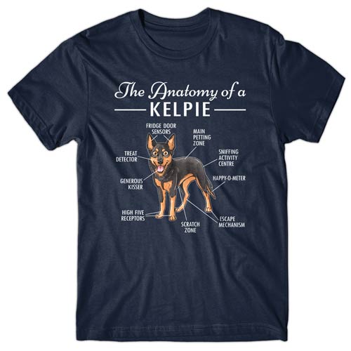 Anatomy of a Kelpie T-shirt – Dogs Corner