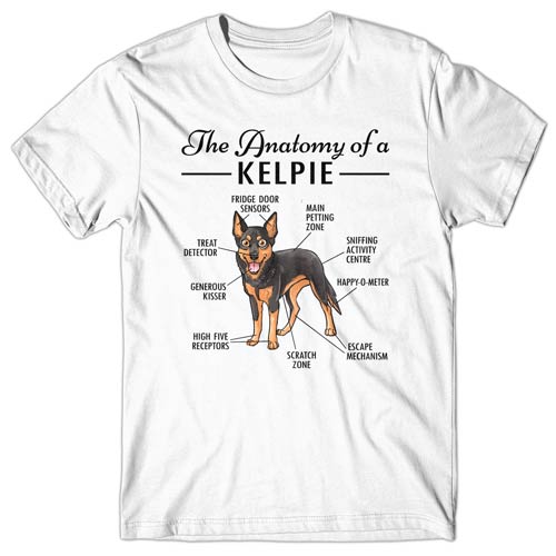 Anatomy of a Kelpie T-shirt – Dogs Corner